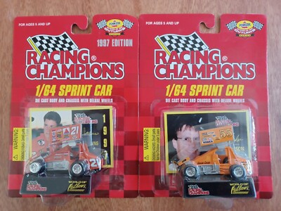 Spik Jackson #55 and Lance Blevins #21 diecast Sprint Car pair | eBay