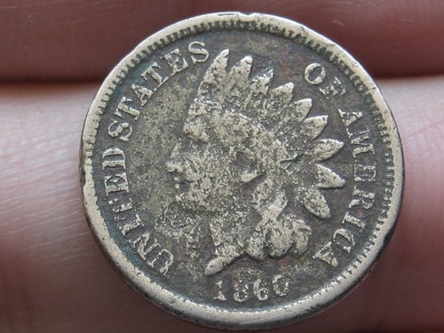 1860 Copper Nickel Indian Head Cent Penny- Pointed Bust- Good/VG ...