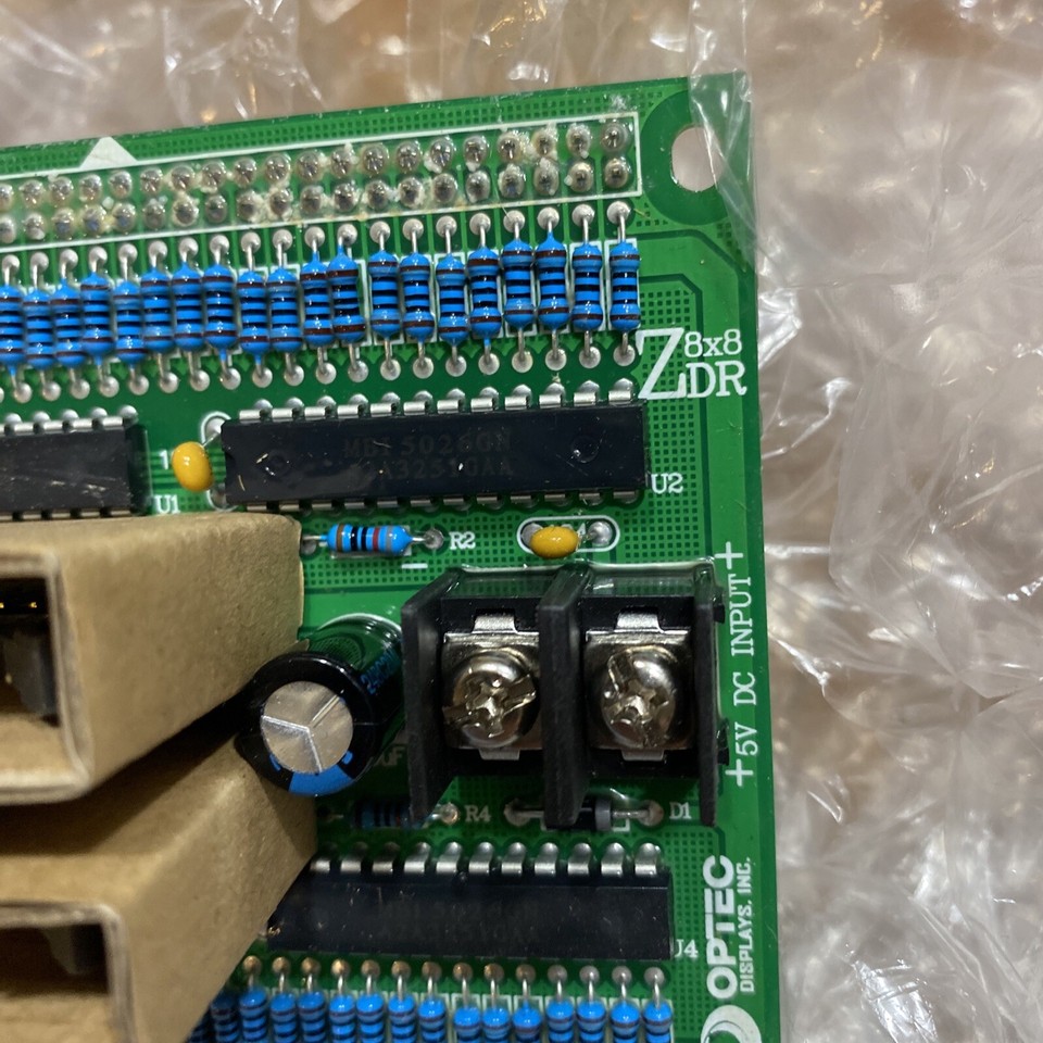 Optec Sign Driver 41zdrv17c0808mra.3 Input Output Control Board Zdr 8x8 ...