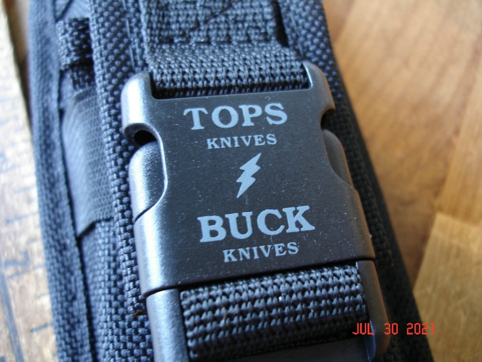 @@ 1 NEW TOPS BUCK KNIVES 650 NIGHTHAWK KNIFE SHEATH ONLY NYLON MOLLE ...