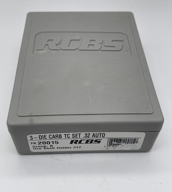 RCBS Series B 3-die Carbide Taper Crimp Set 20015 for sale online | eBay