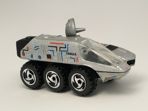 Mattel Hot Wheels Silver Radar Ranger Space Vehicle #63 Saw 3 Wheel 1/ ...