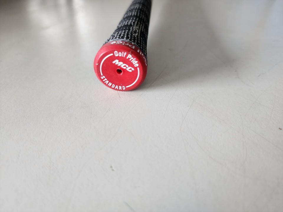 Golf Pride MCC Classic ALIGN Ribbed Grip - Standard - Red Black and ...