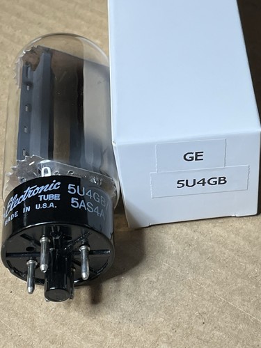 GE 5U4GB Radio Audio Vacuum Tube Tested D Getter 5U4GB TC-T4 | eBay