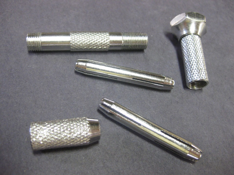 SWIVEL HEAD PIN VISE 6pc SET MILLED FROM SOLID BAR STOCK NOT ROLL STEEL ...
