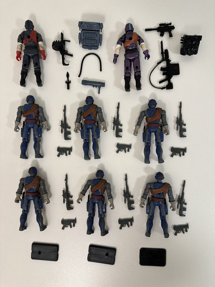 Gi Joe Cobra Skull Buster Range Viper Troop Army Builder 8 Near Mint ...