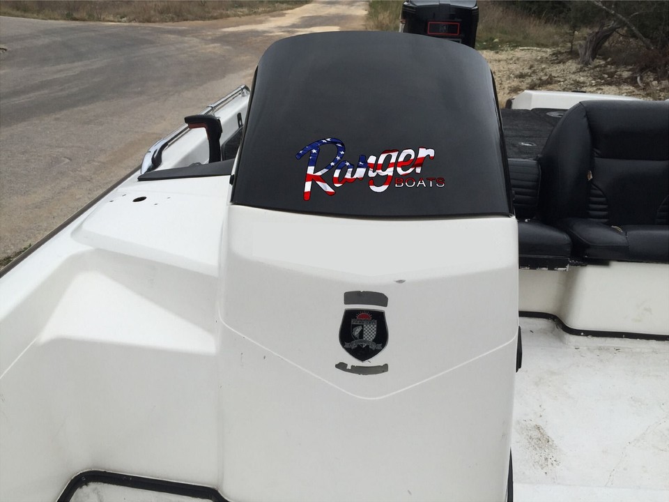 Ranger Bass Boats Decal USA flag print- UV Resistant Waterproof Vinyl ...
