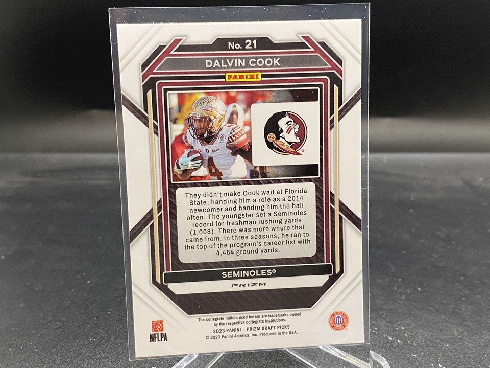 Dalvin Cook 2023 Prizm Draft Red Wave #21 Florida St Vikings | eBay