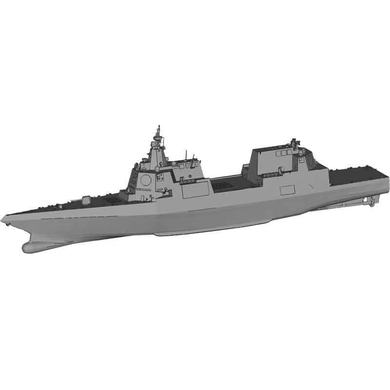 3D Printed 1/700/1250/2000 United States Navy DDG(X) Destroyer Model ...