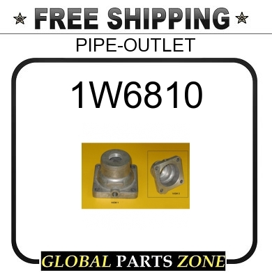 1W6810 - PIPE-OUTLET 8N0743 8N0489 for Caterpillar (CAT) !MAKE AN OFFER ...