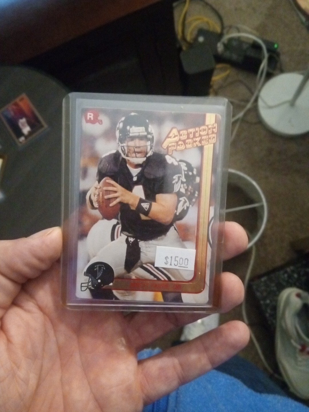 BRETT FAVRE ROOKIE CARD Action Packed 1991 Farve FOOTBALL RC | eBay