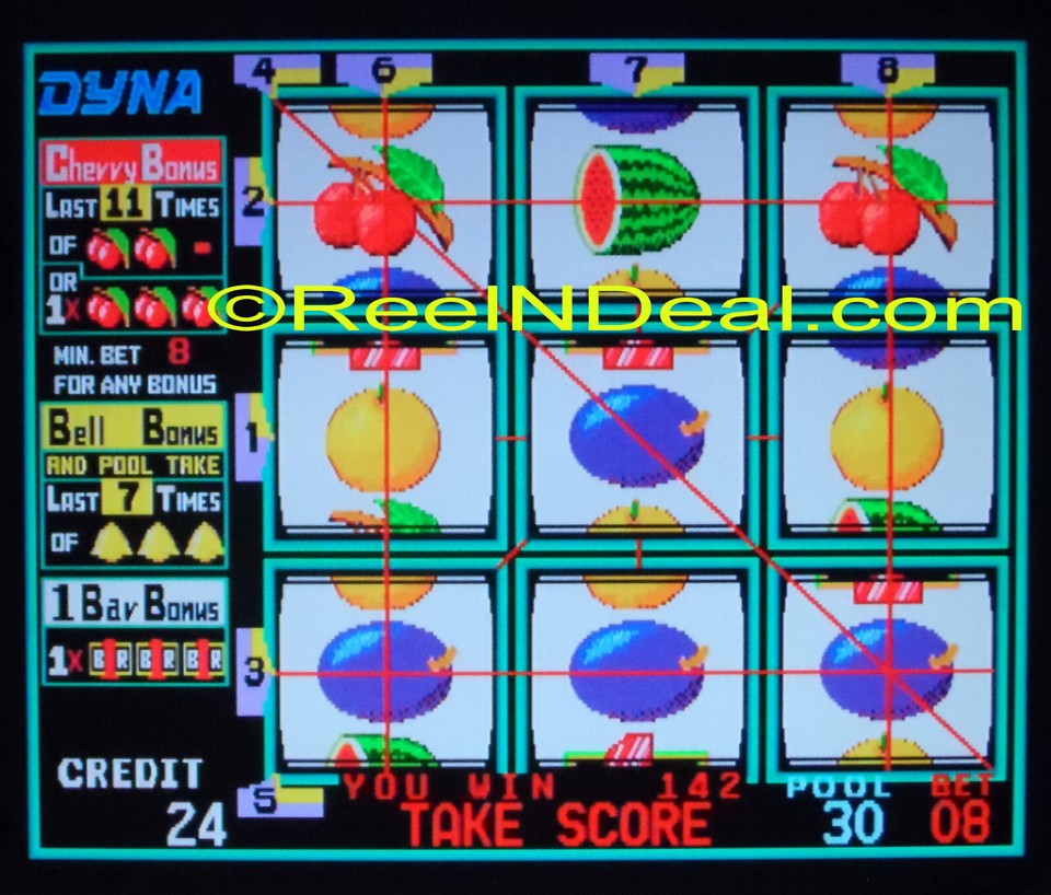 Dyna Cherry Master 8-Liner Slot Machine Rare Highly Profitable | eBay