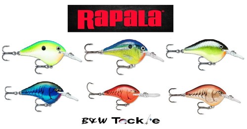 Rapala Dives To Lure Depth: 6' ~ DT-6 Series ~ Crankbait ~ FREE ...