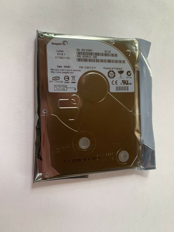 Seagate Lyrion ST18.1 ST760211CA 60GB 1.8in HDD Hard disk drive P/N ...
