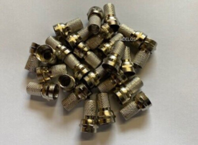 20 X TWIN SATELLITE F PLUG CONNECTOR FOR SKY + HD VIRGIN CABLE SCREW ...