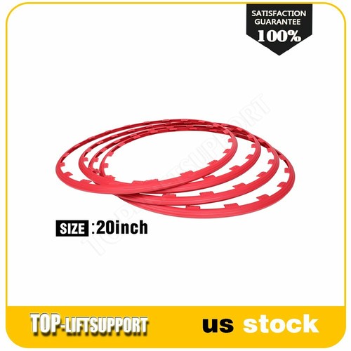 20 inch 4 pcs Car Wheel Hub Rim Trim Tire Ring Guard nylon Protector ...