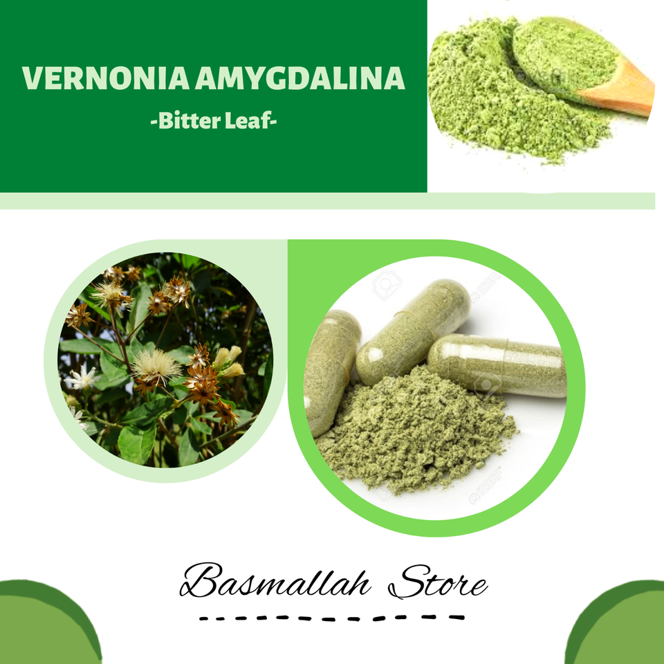 CAPSULES Bitter Leaf Bitter-tea Vernonia Tree Vernonia Ewuro Etidot Organic | eBay