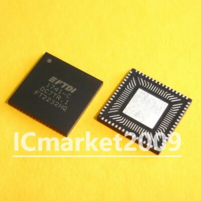 1 PCS FT2232HQ QFN-64 Dual High Speed USB to Multipurpose UART/FIFO IC ...