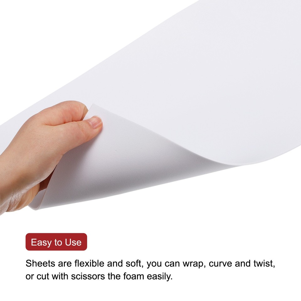EVA Foam Sheets White 59 Inch x 35 Inch 2mm Thickness for Crafts DIY ...
