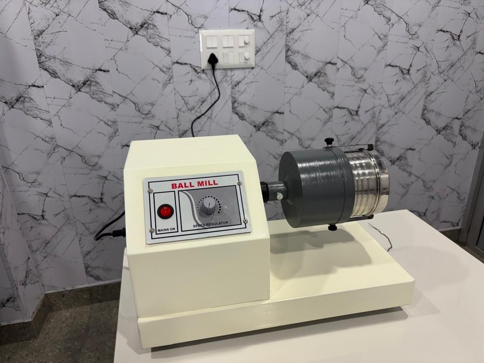 110v Laboratory Ball Mill 2 Kg Heavy Duty 10(15mm) & 35(8mm) SS Balls ...