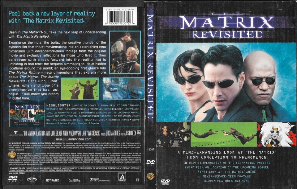 The Matrix Revisited (DVD, 2001) (085391900726) | eBay