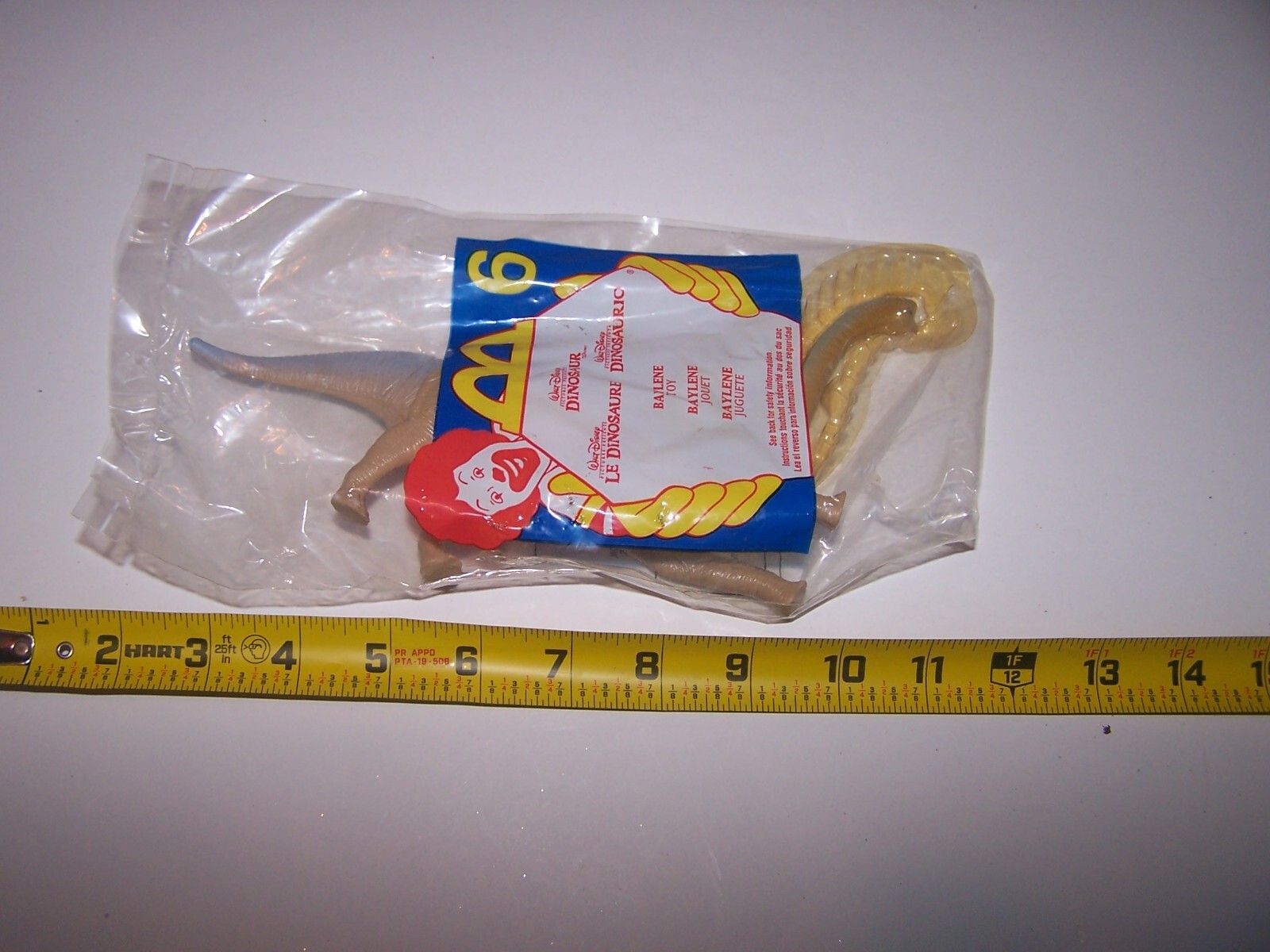 Vintage 2000 McDonald's Happy Meal Dinosaur Toys Baylene #6 & Bruton #8 ...