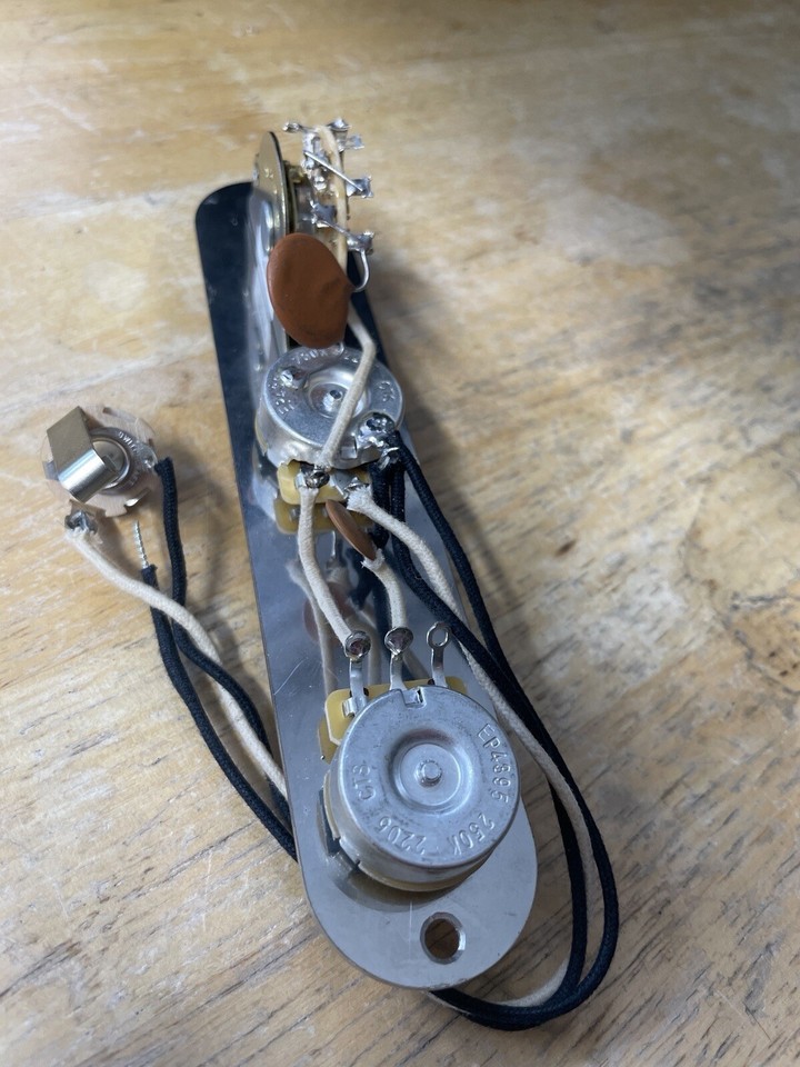 1953-1967 Style Fender Telecaster Wiring Harness 250k CTS Pots .05 .1 ...