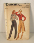 Butterick 5625 Vintage Western Shirt, Culottes & Jeans Junior 11 ...