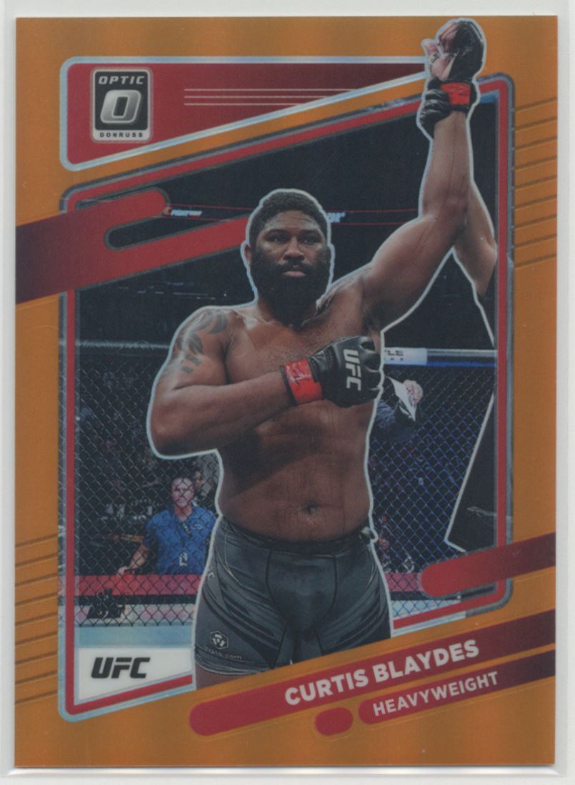 2022 Panini Donruss Optic UFC - Orange Prizm #70 Curtis Blaydes /49 for ...