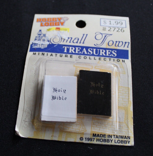 Vintage Hobby Lobby Small Town Treasures Miniature Collection Holy ...