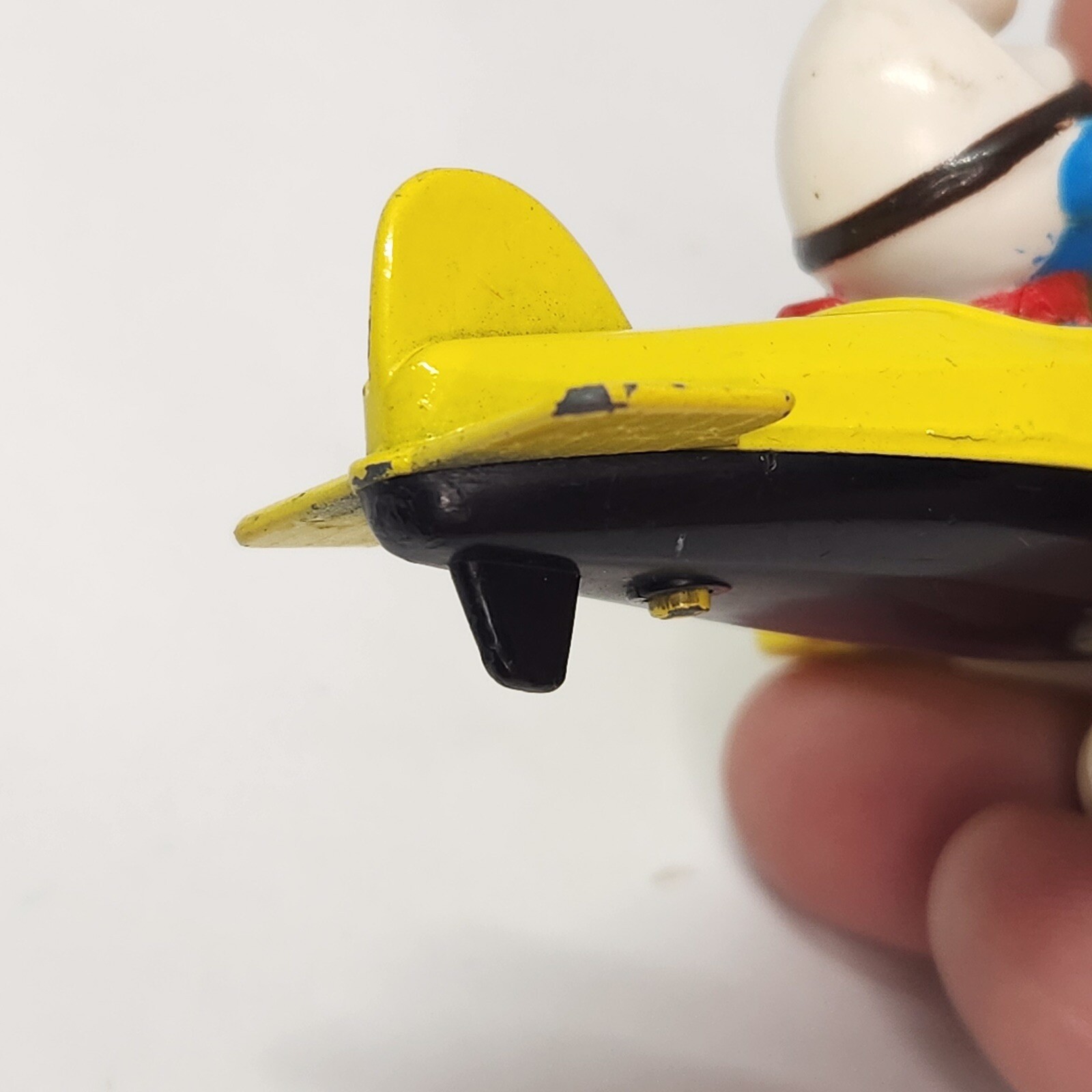 Smurfs ERTL Aero Smurf Figurine Vintage Die Cast Metal Toy Plane Figure ...