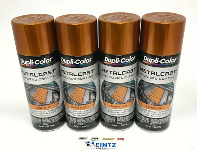 Duplicolor MC205-4 PACK MetalCast ORANGE COPPER Anodized Heat Resistant ...