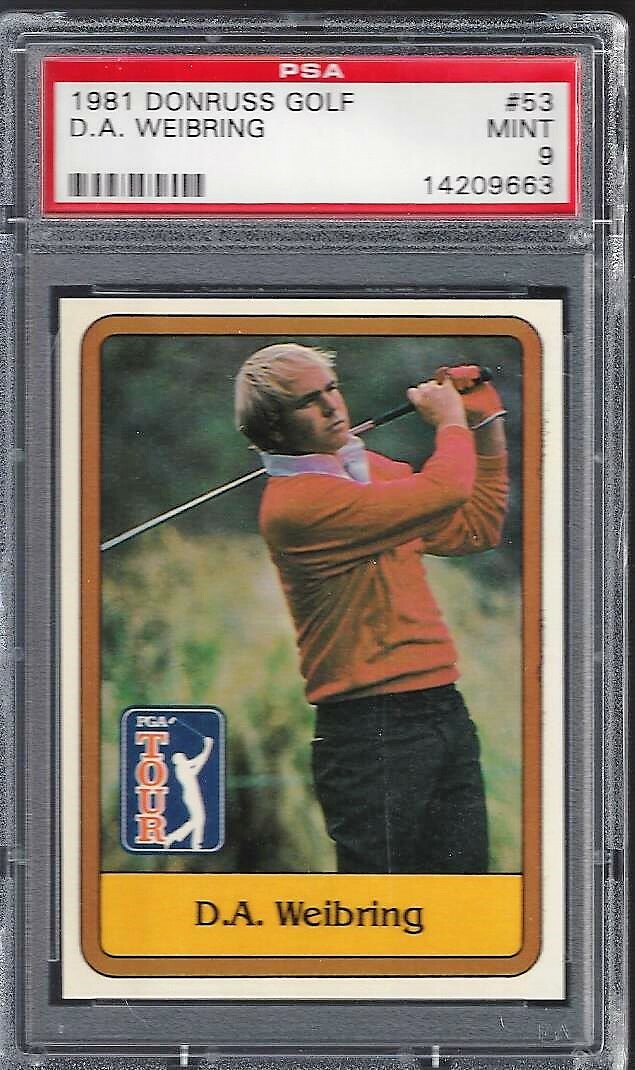 1981 Donruss Golf #53 D.A. Weibring PSA 9 Mint 14209663 | eBay
