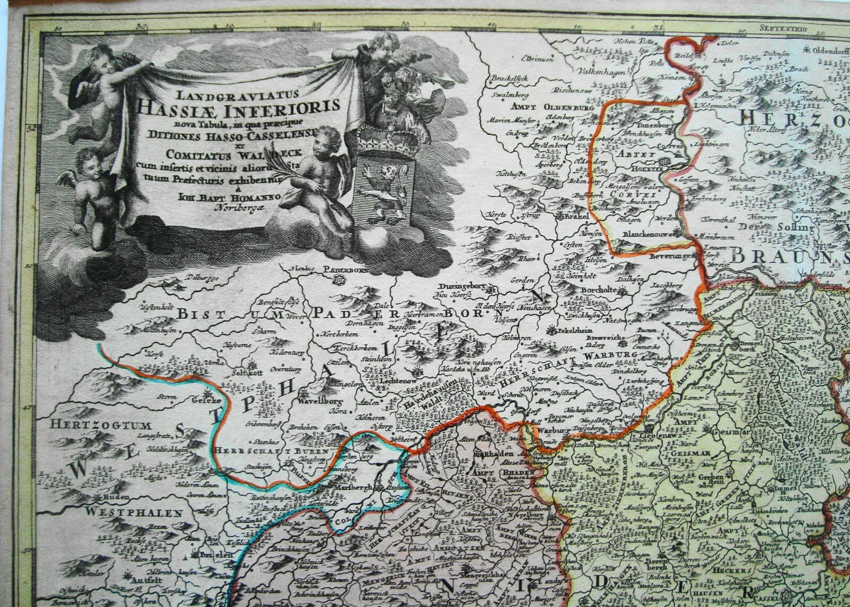 Hesse Cassel Germany Map