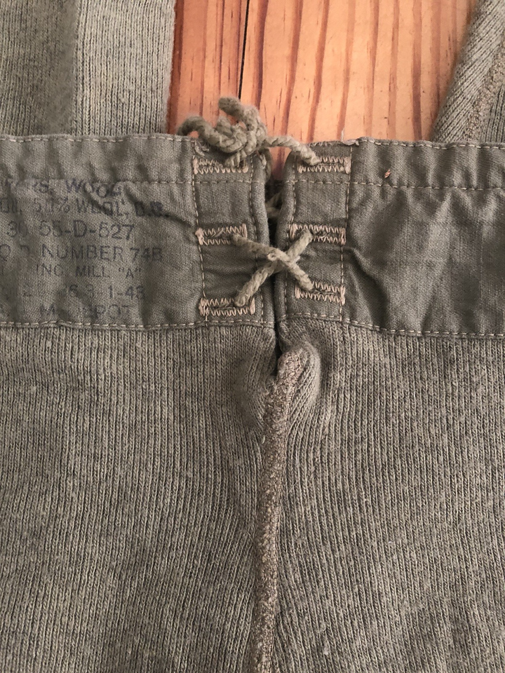 WWII US Army Long Johns Boxers Thermal Shirts Underwear Dated Wool ...