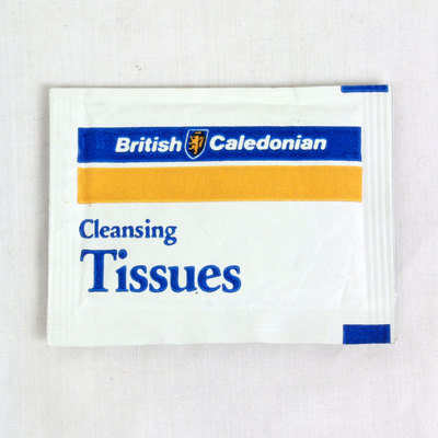 British Caledonian Airways - Cleaning Tissues | eBay