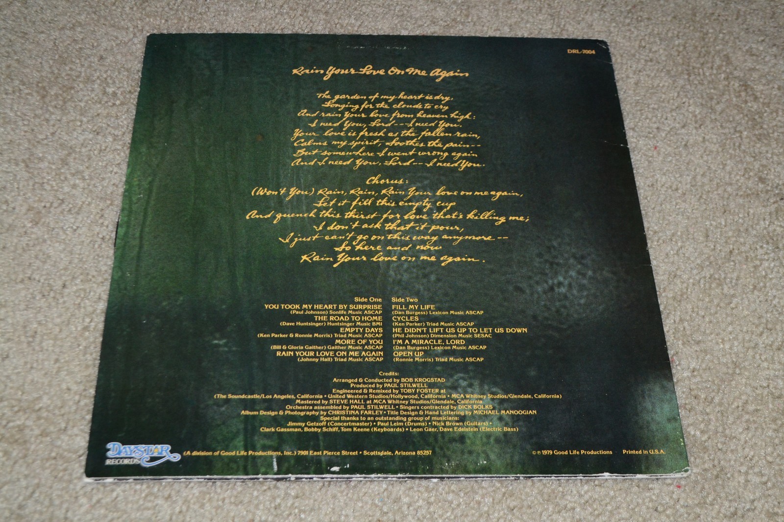 Johnny Hall~Rain Your Love~Christian Gospel~Xian Folk~Daystar~FAST ...