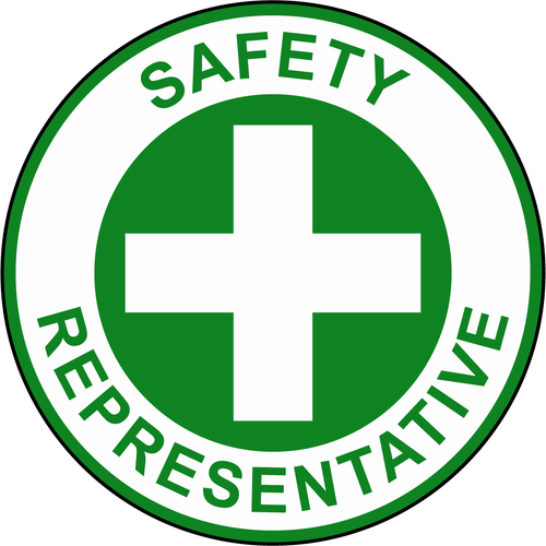 SAFETY REPRESENTATIVE | Adhesive Vinyl Sign Decal | eBay