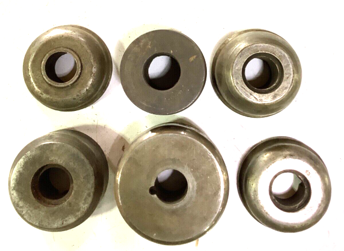 6 Vintage Roller Beader or English wheel dies 1" arbor | eBay