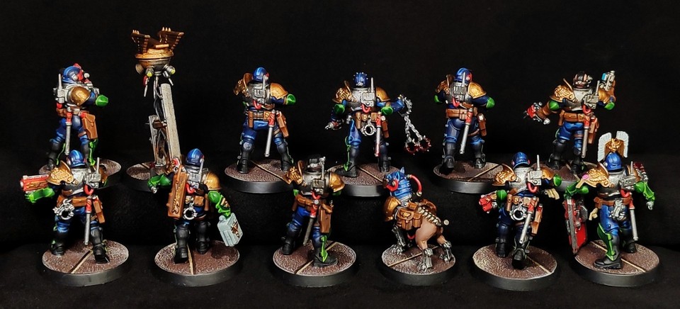 Kill Team: Exaction Squad Adeptus Arbites painted Warhammer 40k Judge ...