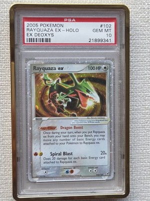 2005 Pokemon EX Deoxys Rayquaza ex #102/107 PSA 10 Low Pop | eBay