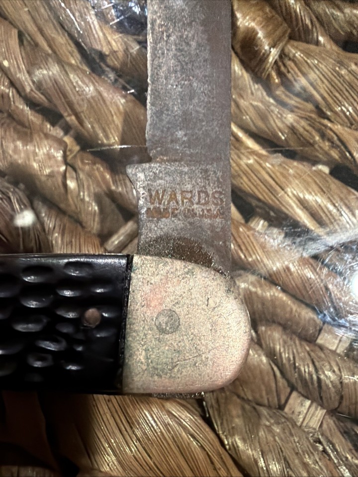 Wards USA Vintage Single Blade Knife Rare D | eBay