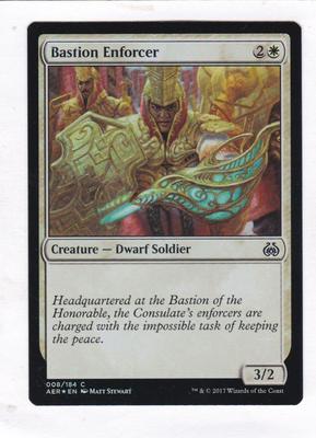 Magic: MTG: Aether Revolt: Foil: Bastion Enforcer | eBay