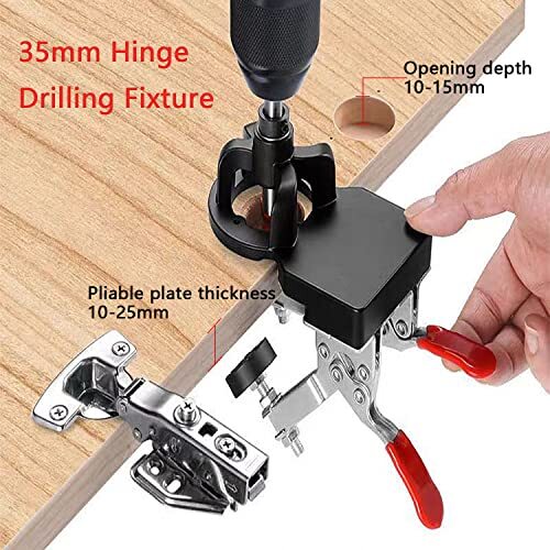 Concealed Positioning Hinge Hole Punch 35mm Door Hinge Jig With 2 ...