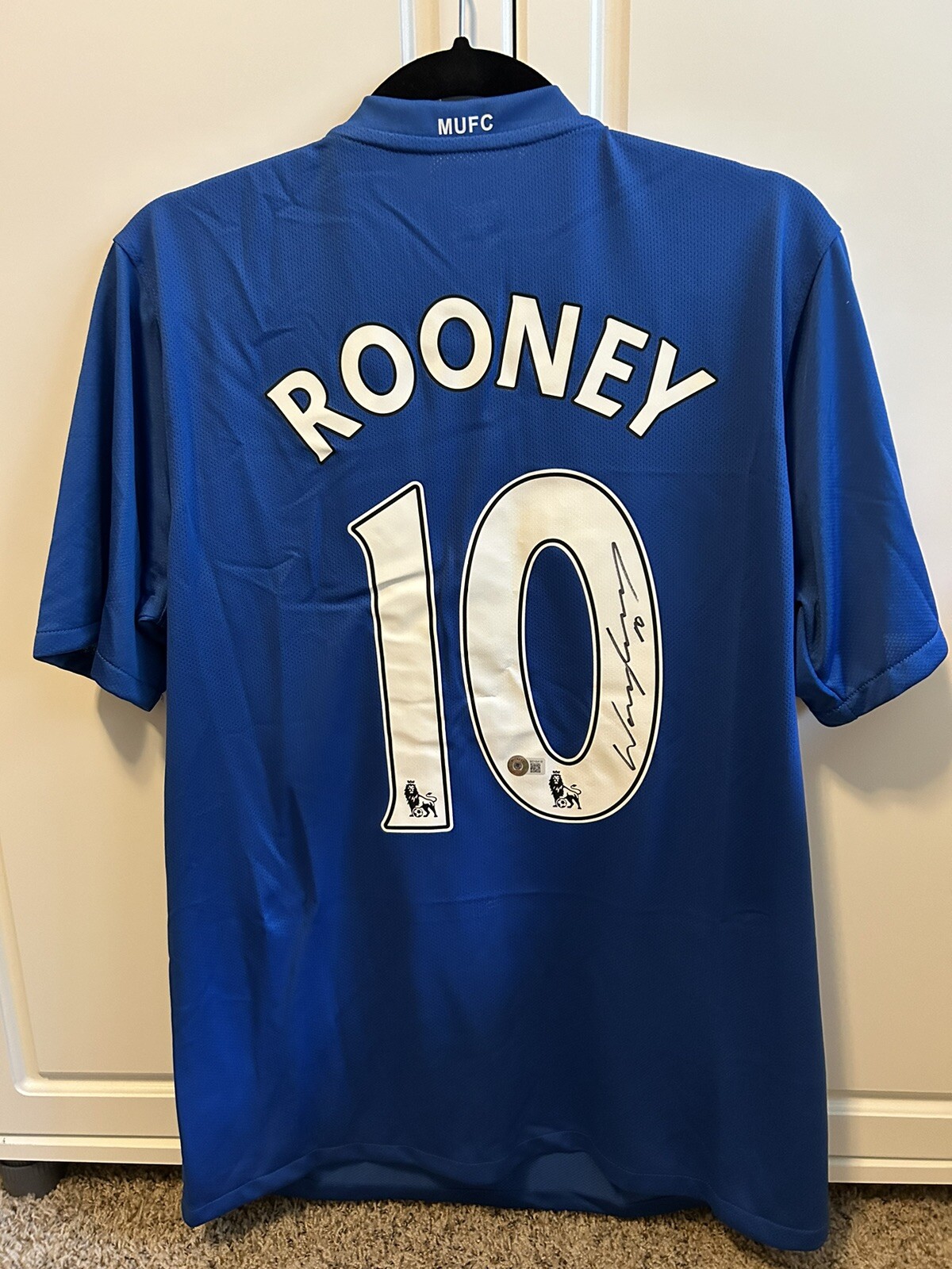 Wayne Rooney Autographed Memorabilia | Signed Photo, Jersey ...