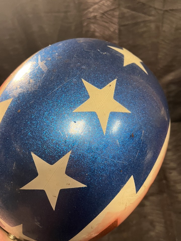 Vintage Buco Stars and Stripes Motorcycle Helmet 1960s 70s Custom Rare ...