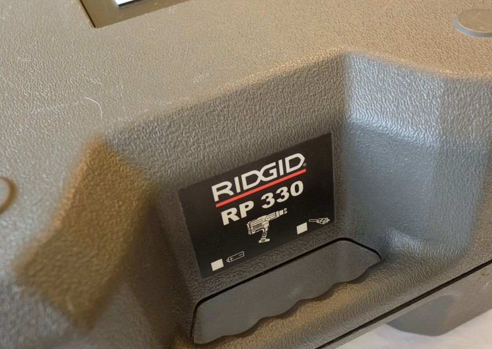 Ridgid RP330 Propress Crimper Tool w/ Case & 2 Batteries - NO DIES ...