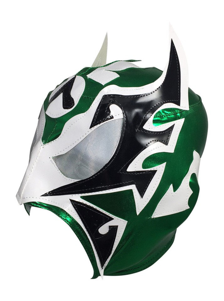 ULTIMO GUERRERO (pro-LYCRA) Adult Wrestling Halloween Mask Lucha Libre ...