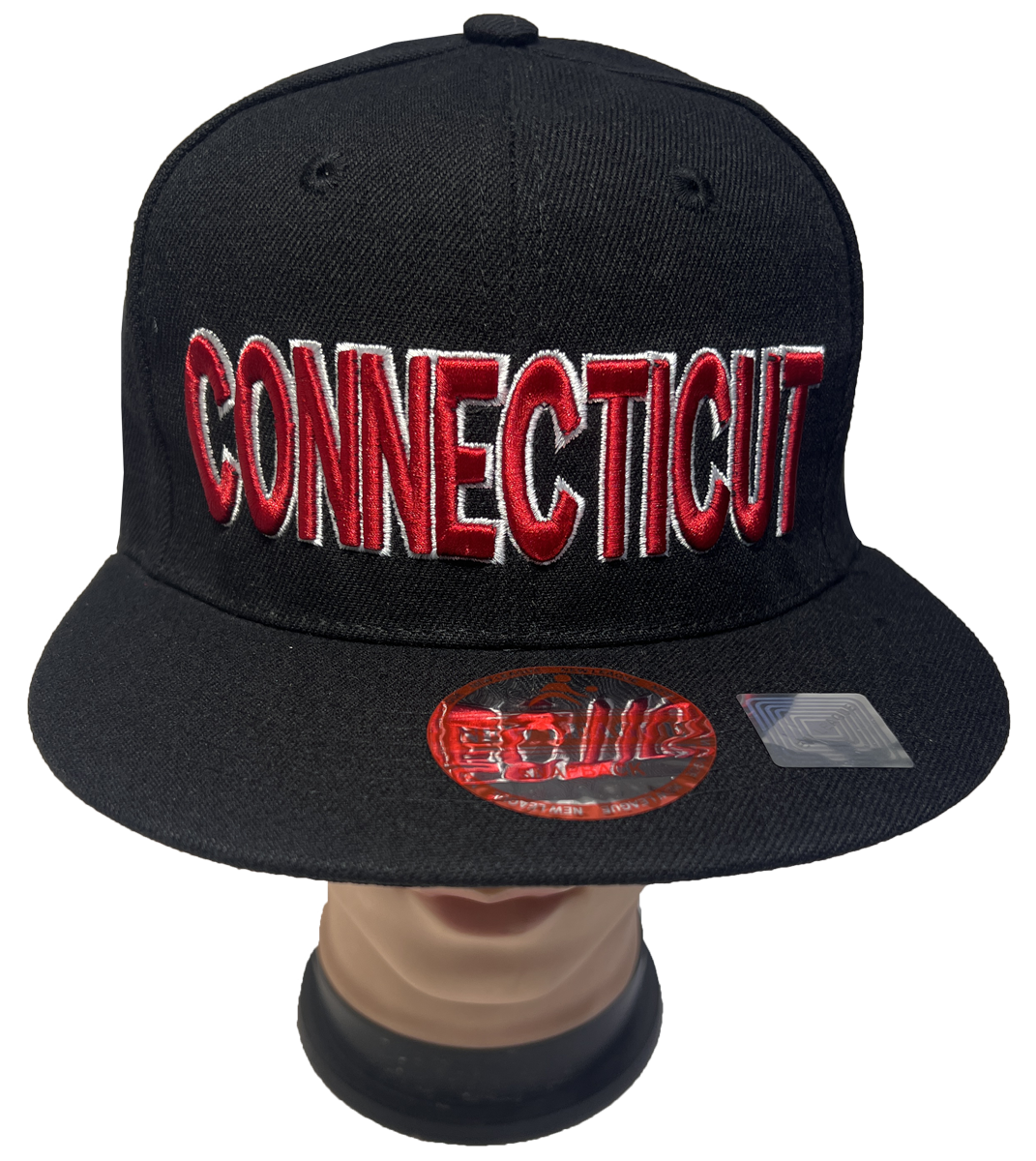 CONNECTICUT 3D Embroidered Snapback Adjustable Baseball Cap Hats LOT 1 ...