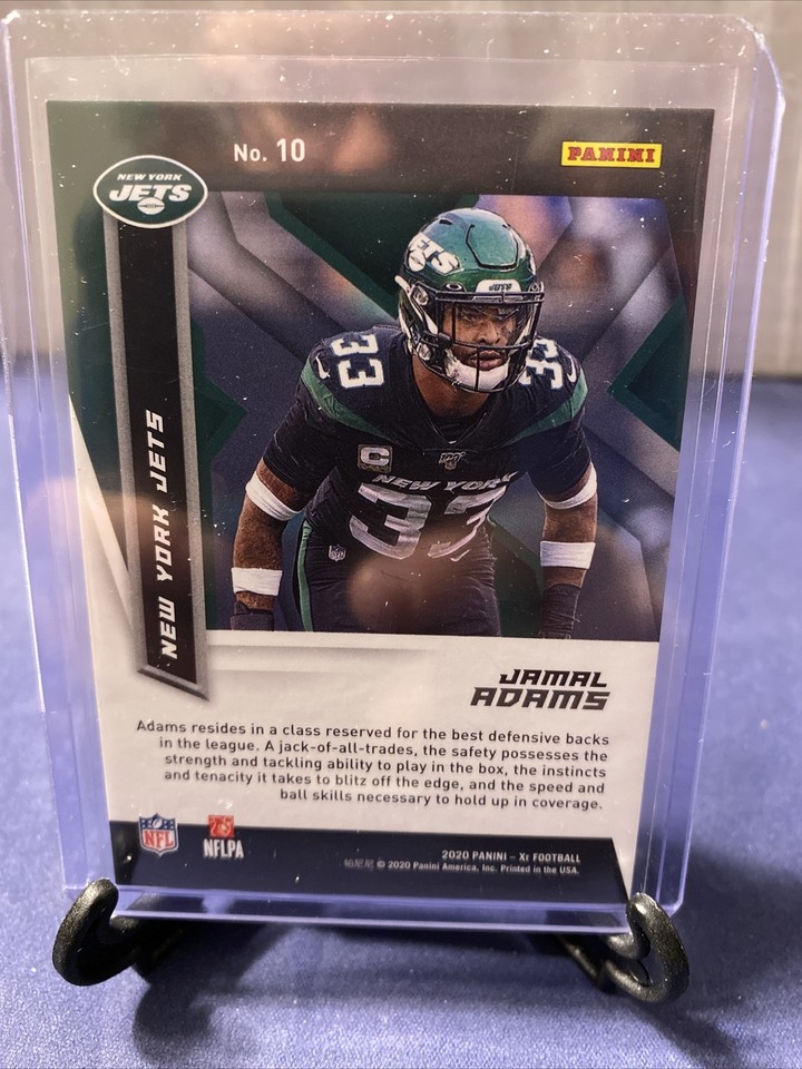 2020 Panini XR BLUE X FACTOR 10 Jamal Adams #D 77/99 - NY NEW YORK JETS ...